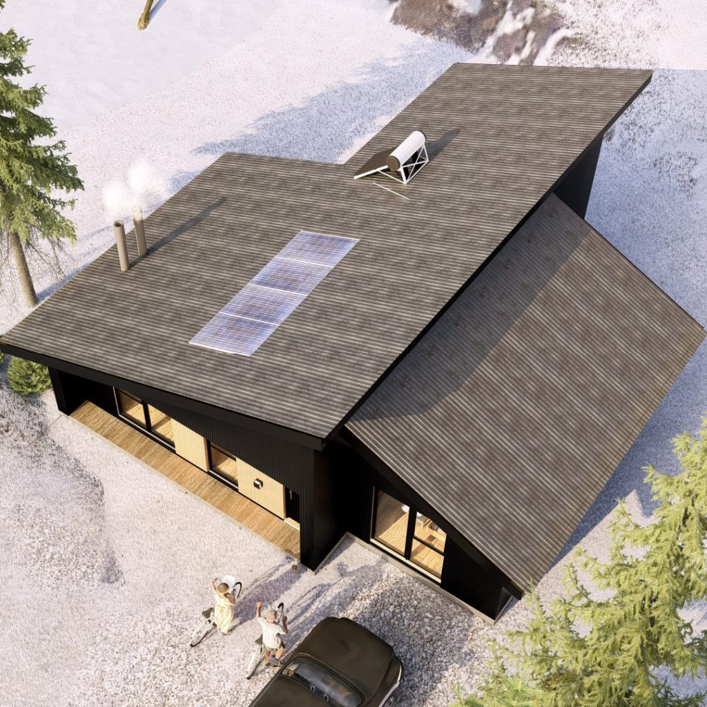 Kit Evohus 4 Cordillera Piso Elevado | 95 m2 - Shop PROPANEL